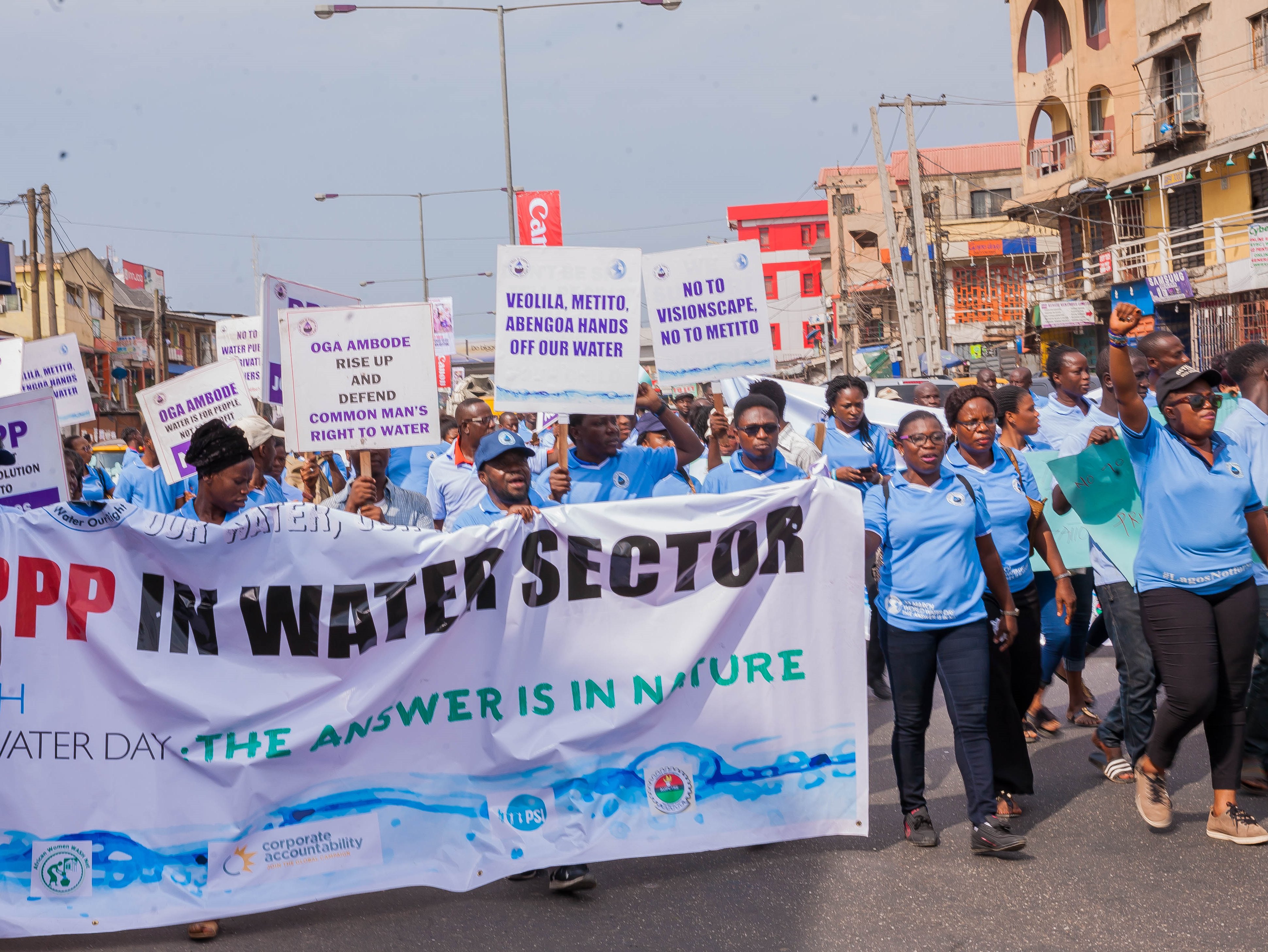 Marching toward water justice in Lagos on World Water Day - Corporate ...